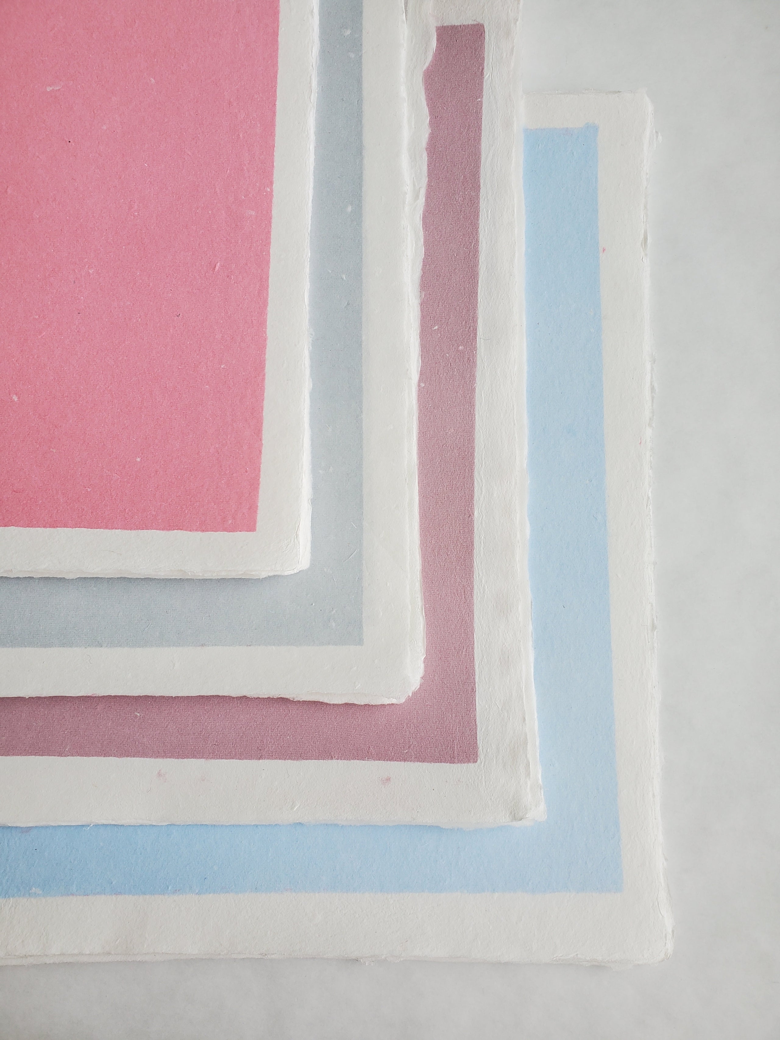 Two Toned Paper 15.5x12.5" | The Morgan Conservatory of Papermaking